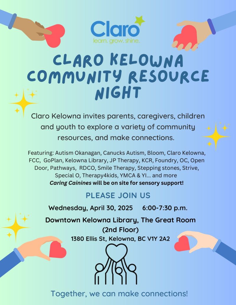 Community Event: Community Resource Night (Kelowna) — Events — AutismBC